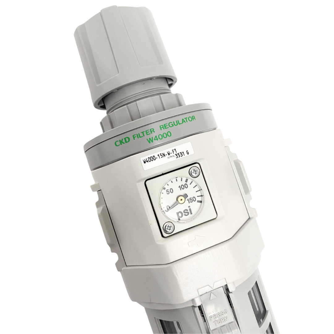 Filtro regulador de 1/2" NPT Marca CKD Modelo W4000 – Neumater